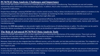 Process Control Monitoring (PCM) and Wafer Acceptance Test (WAT) in the ...