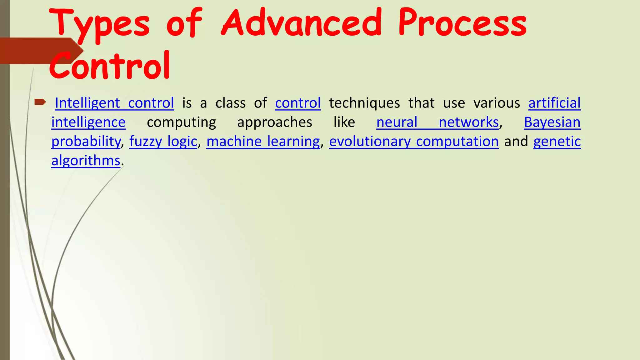 Types of Process control system | PPTX