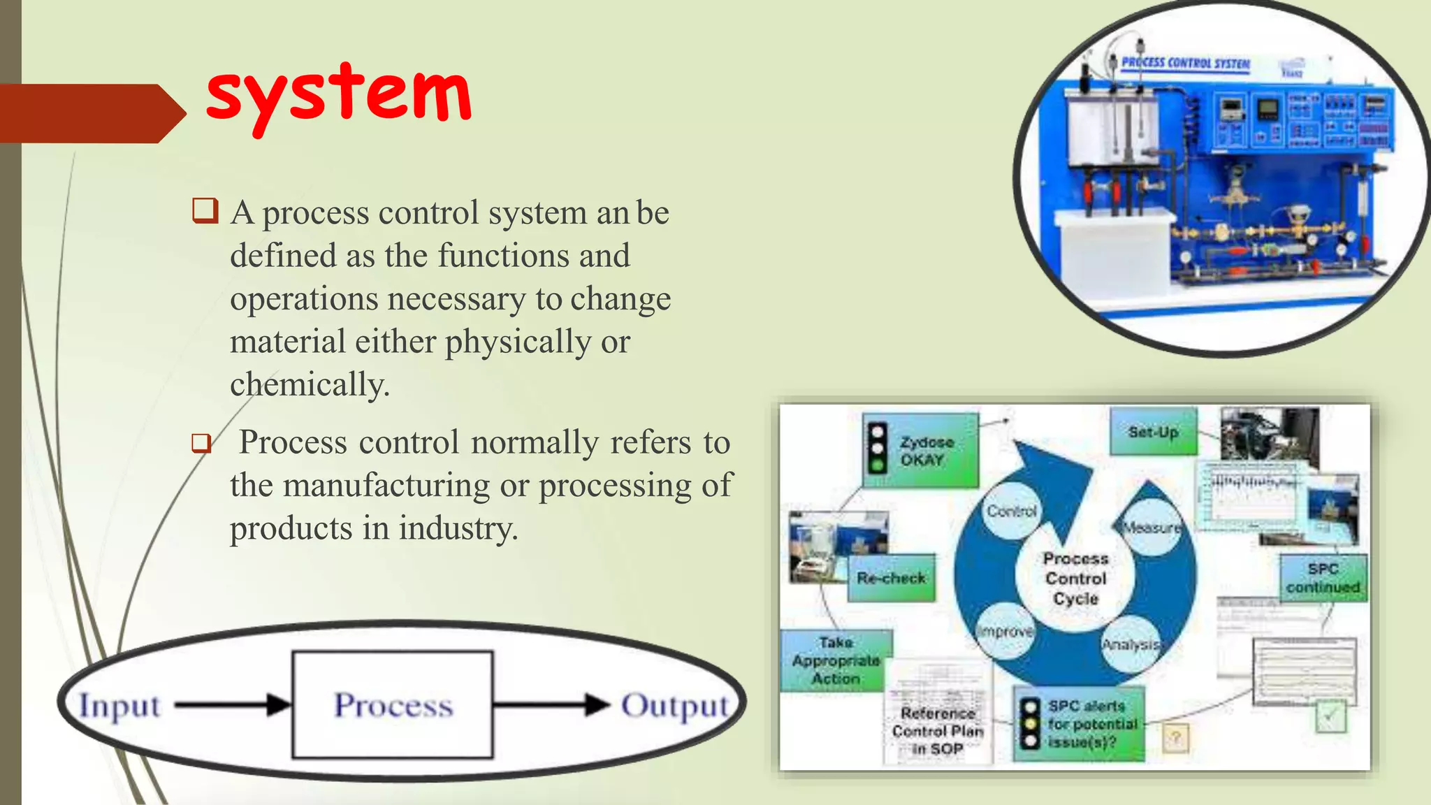 Types of Process control system | PPTX