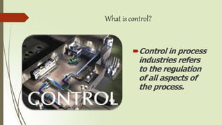 Types of Process control system | PPTX