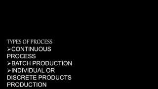 Types of Process control system | PPTX
