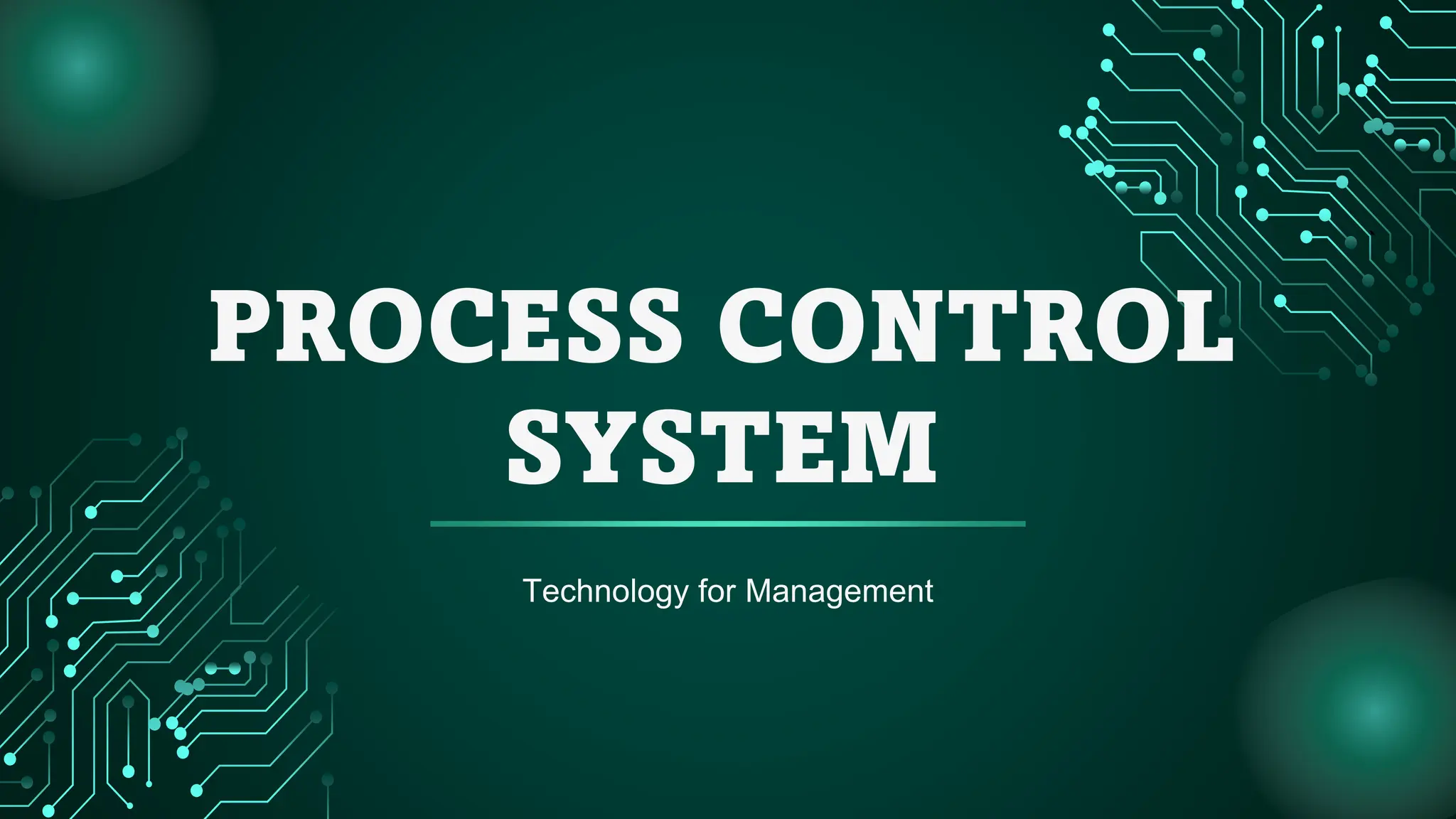 Understanding Process Control Systems: The Backbone of Modern Manufacturing | PPTX