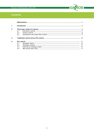 Process control systems with a plc 1.0.2 | PDF