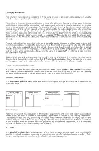 Process costing | PDF