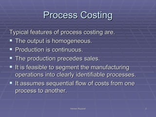 Process costing | PPT