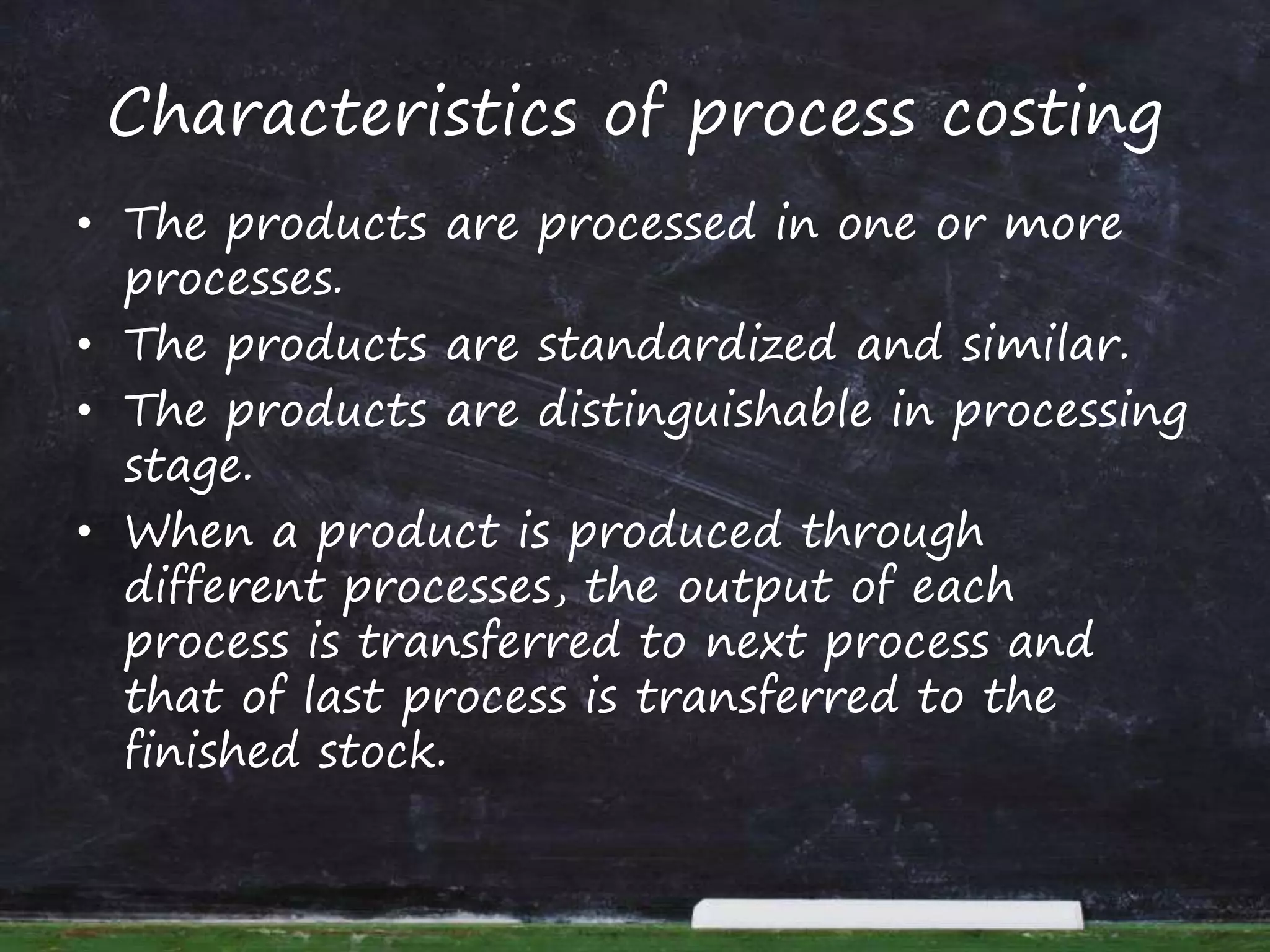 Process costing | PPTX