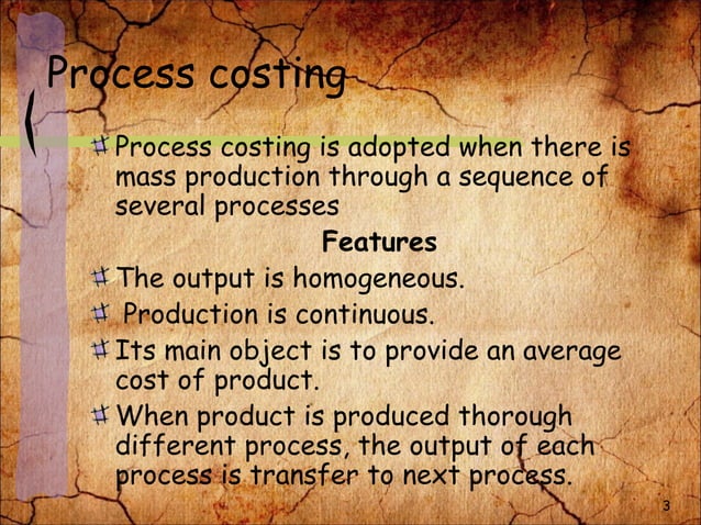 Process costing | PPT