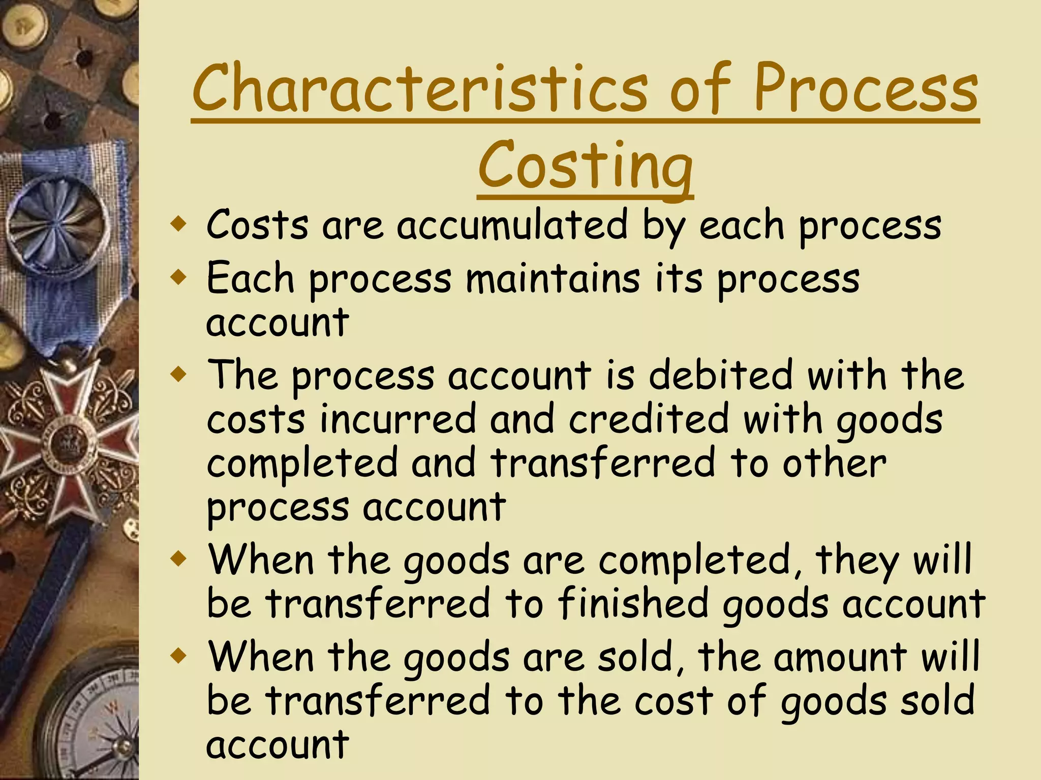 Process costing | PPTX