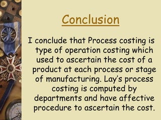 Process costing | PPTX