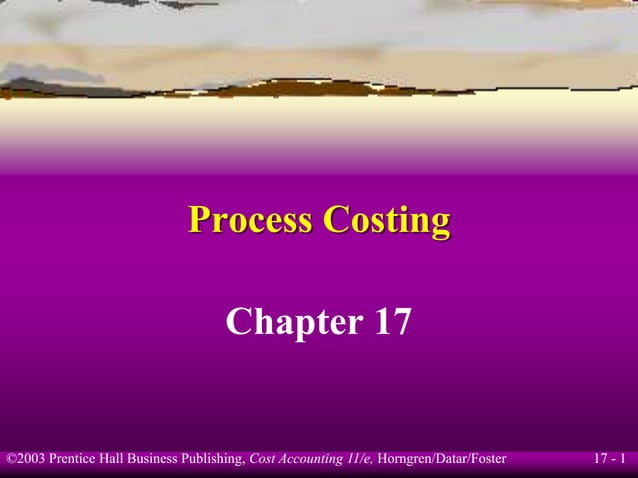 Process costing.ppt