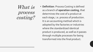 Process costing | PPTX