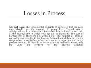 Process Costing (1).pdf for 5th sem notes with equilent problems pdf | PDF