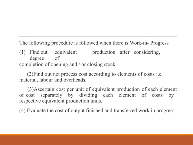 Process Costing (1).pptxfifo and lifo method | PPTX