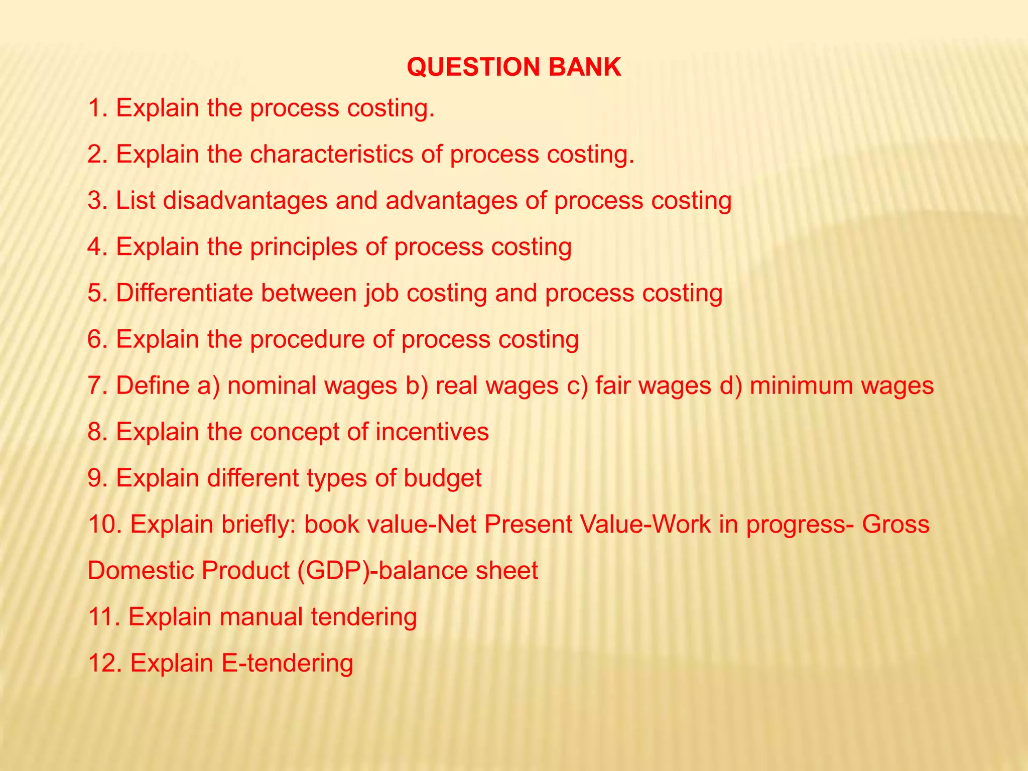 Process costing & accounting | PPTX