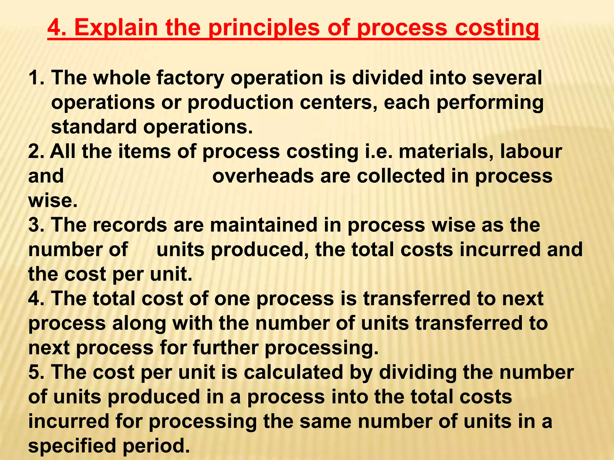 Process costing & accounting | PPTX