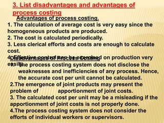 Process costing & accounting | PPTX