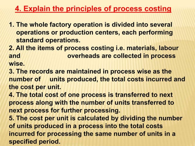 Process costing & accounting | PPTX