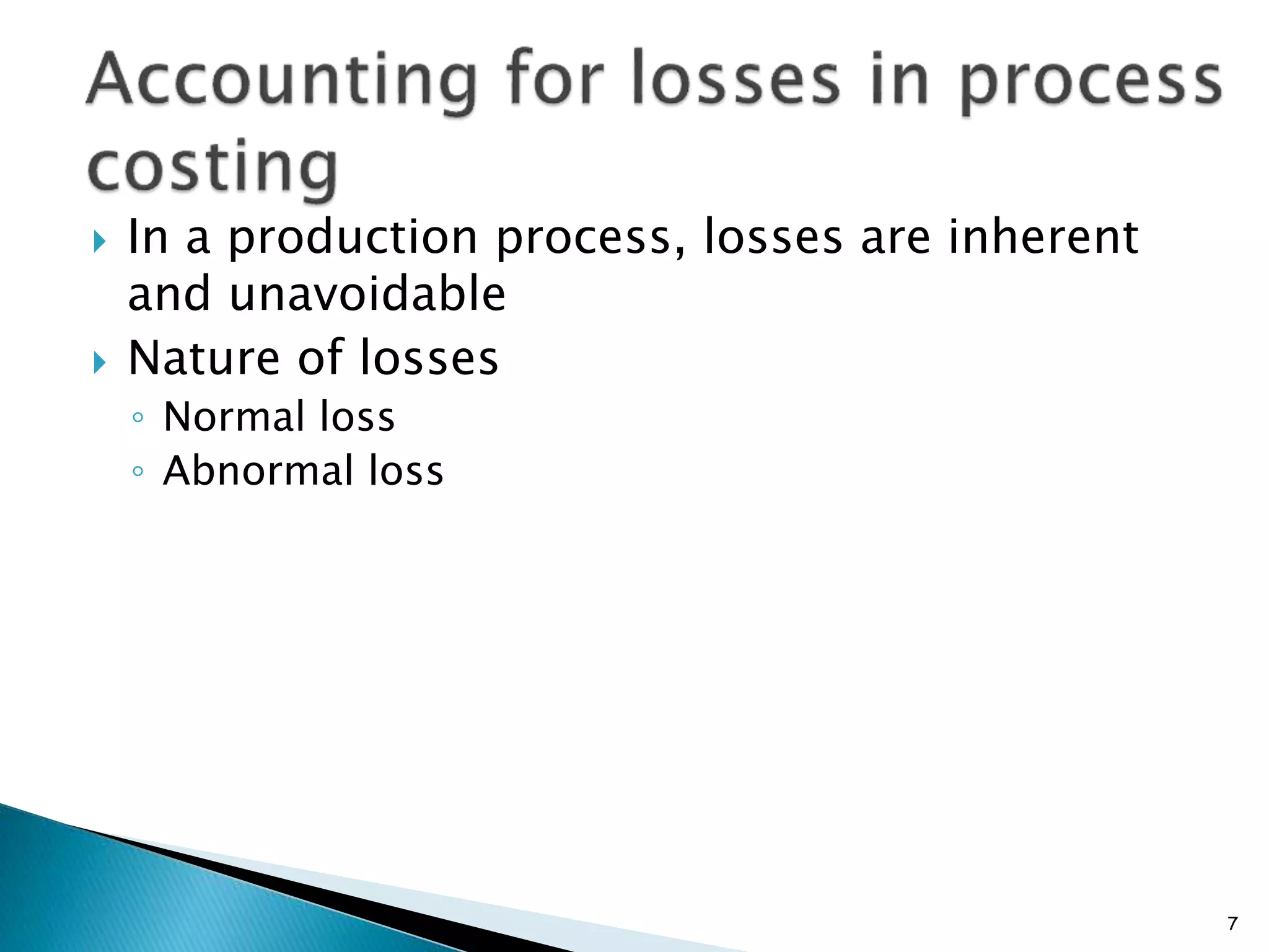 Process costing explained | PPTX