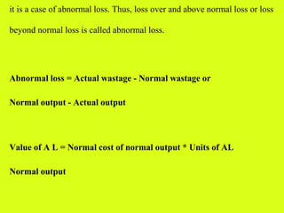 Process Costing by Dr Mamata Rathi | PPTX