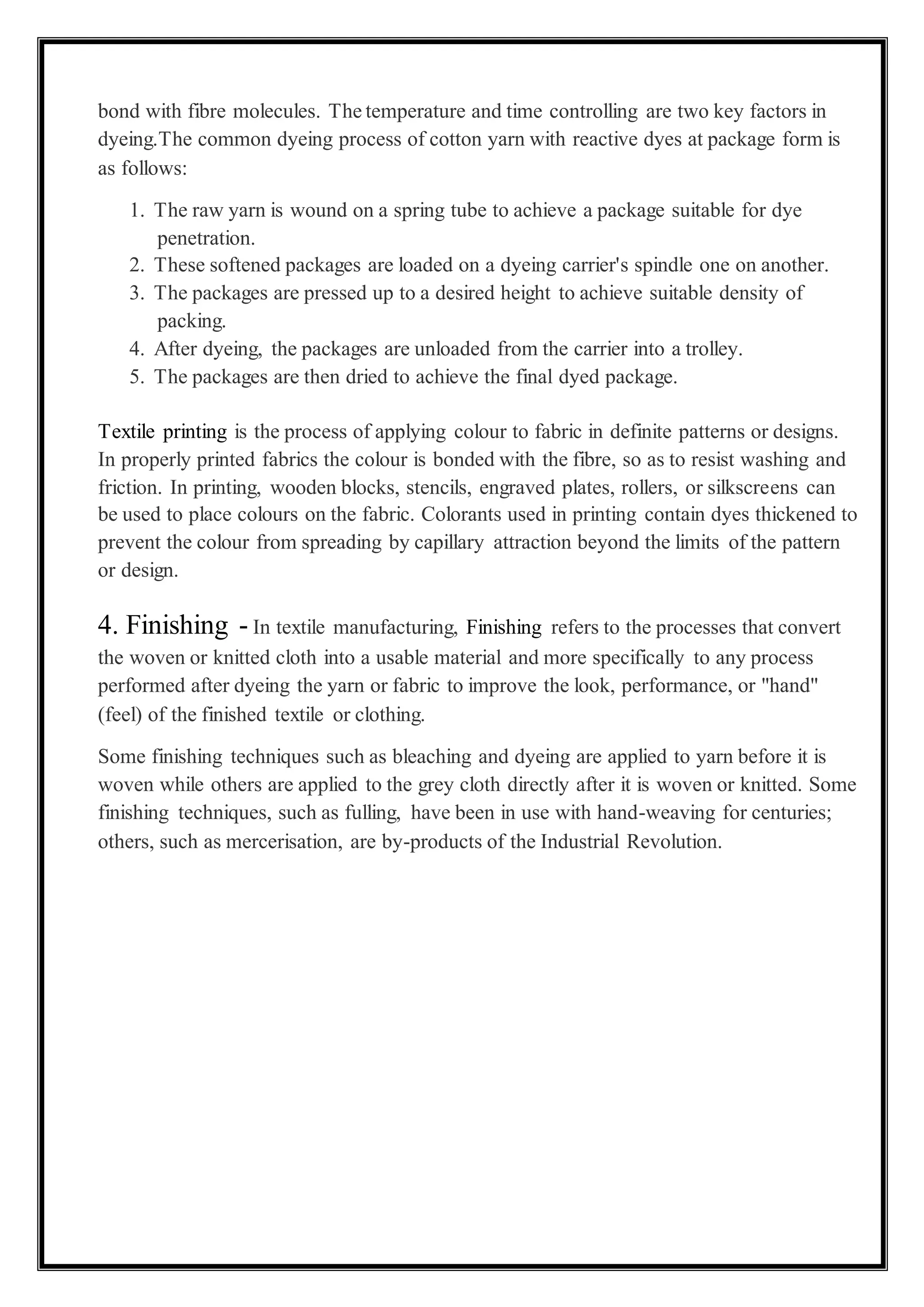 Process costing with case study mcom -1 | DOCX