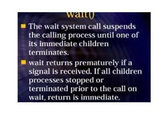Process creation and termination In Operating System | PPTX