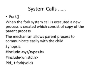Process creation and termination In Operating System | PPTX
