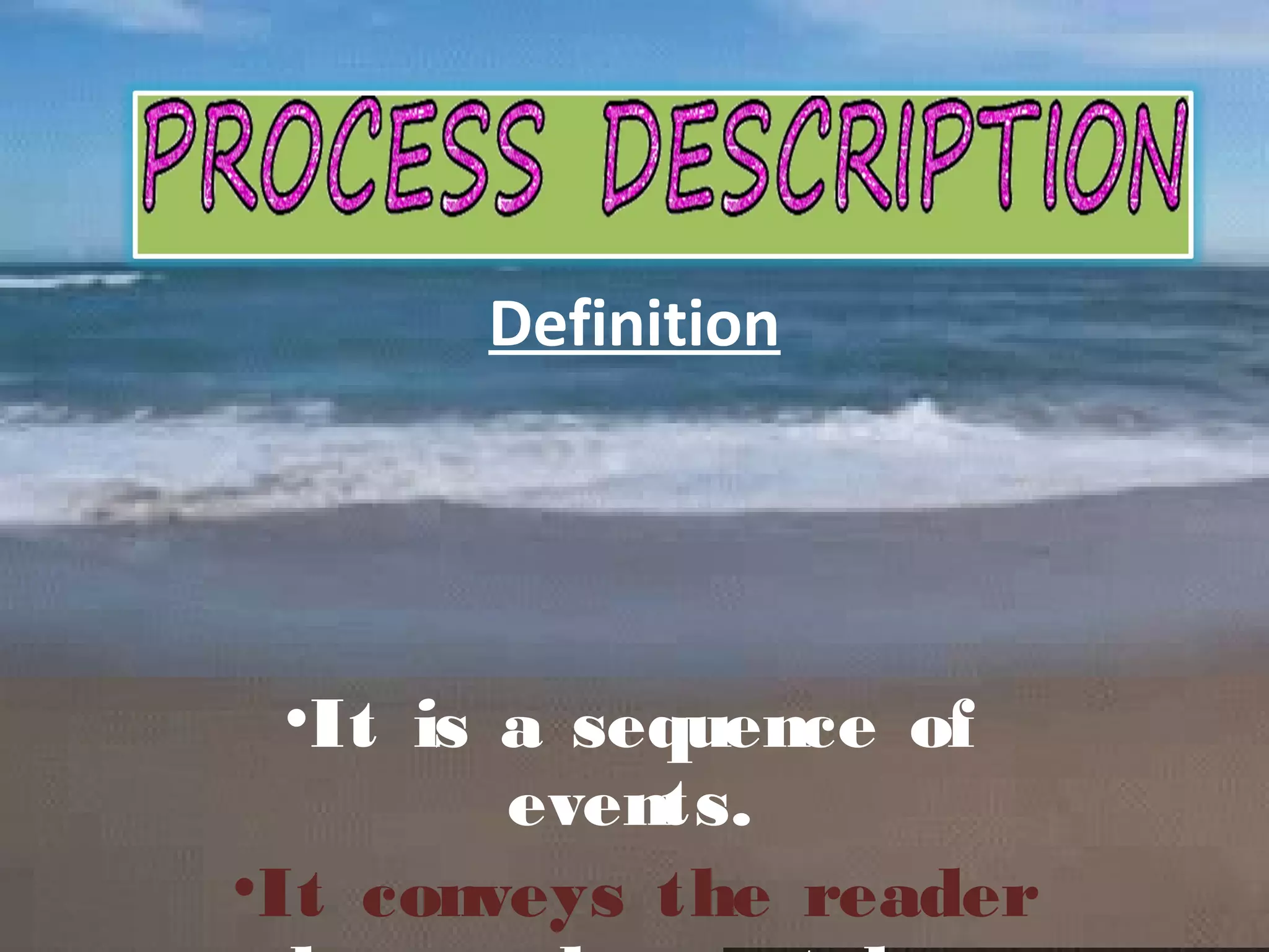 Process description | PPT