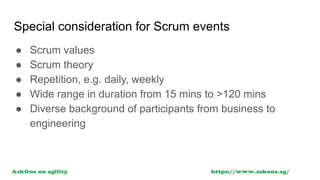 Process design for scrum events | PPT