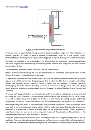 Process design synthesis, intensification, and integration of chemical ...