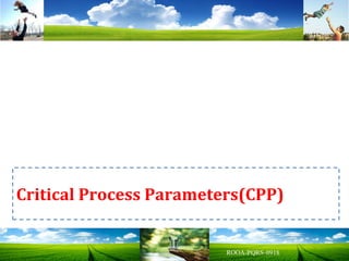 Process Design to Process Validation | PPT