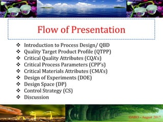 Process design to process validation | PPTX