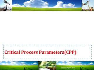 Process design to process validation | PPTX