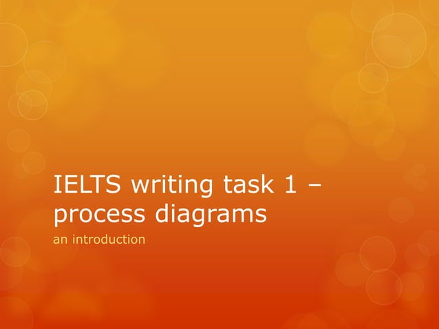 IELTS Writing Task 1 Process Diagrams | PPTX