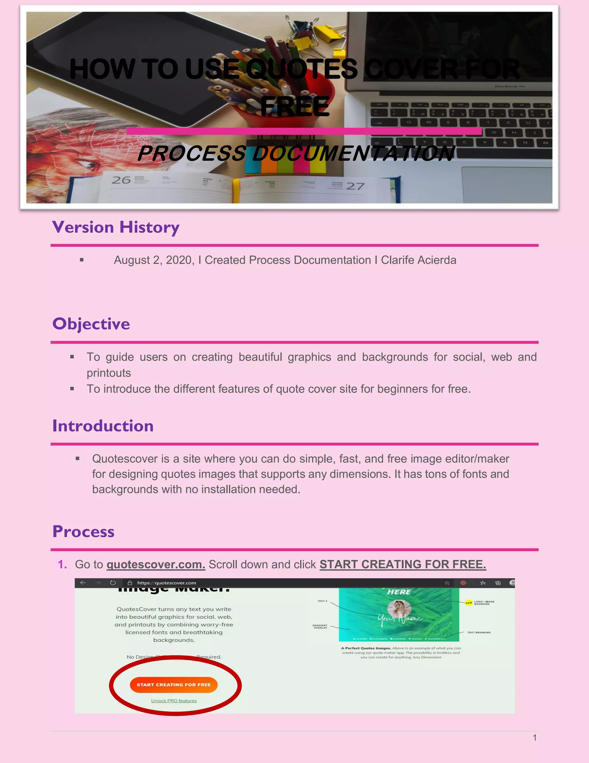Process documentation quotes cover | PDF | Desktop Publishing ...