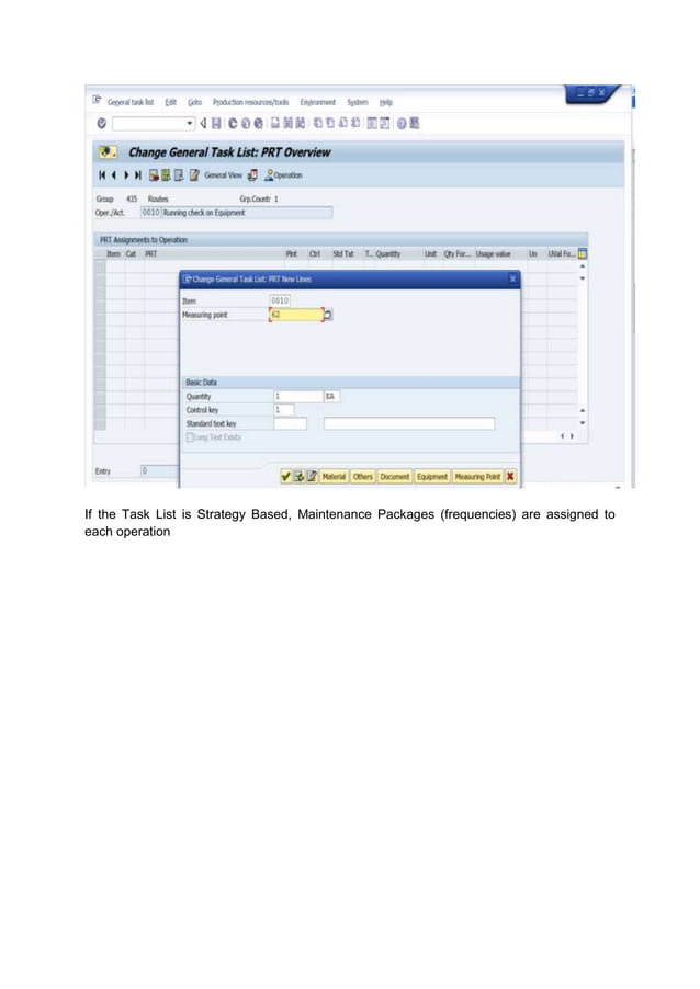 Sap Pm Inspection Rounds And Operation Account Assignment Docx Technology And Computing