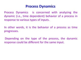 Process dynamics | PPTX