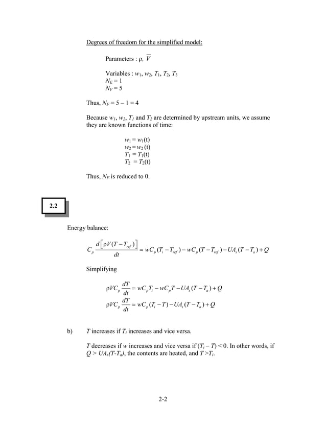 Process Dynamics and Control: Solutions for Problems (4th Edition) Dale Seborg, Thomas Edgar | PDF