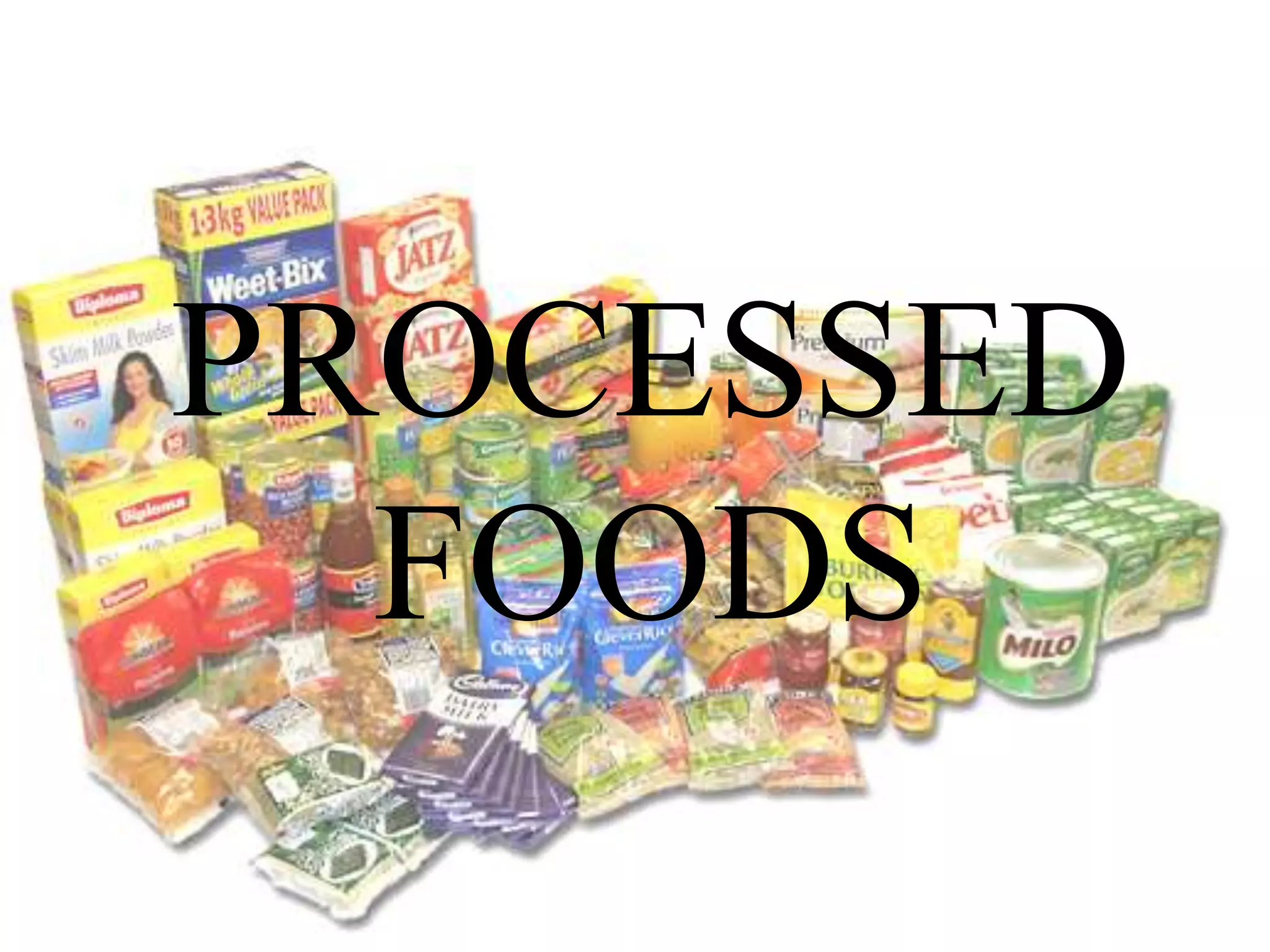 Processed Foods Guide | PPT