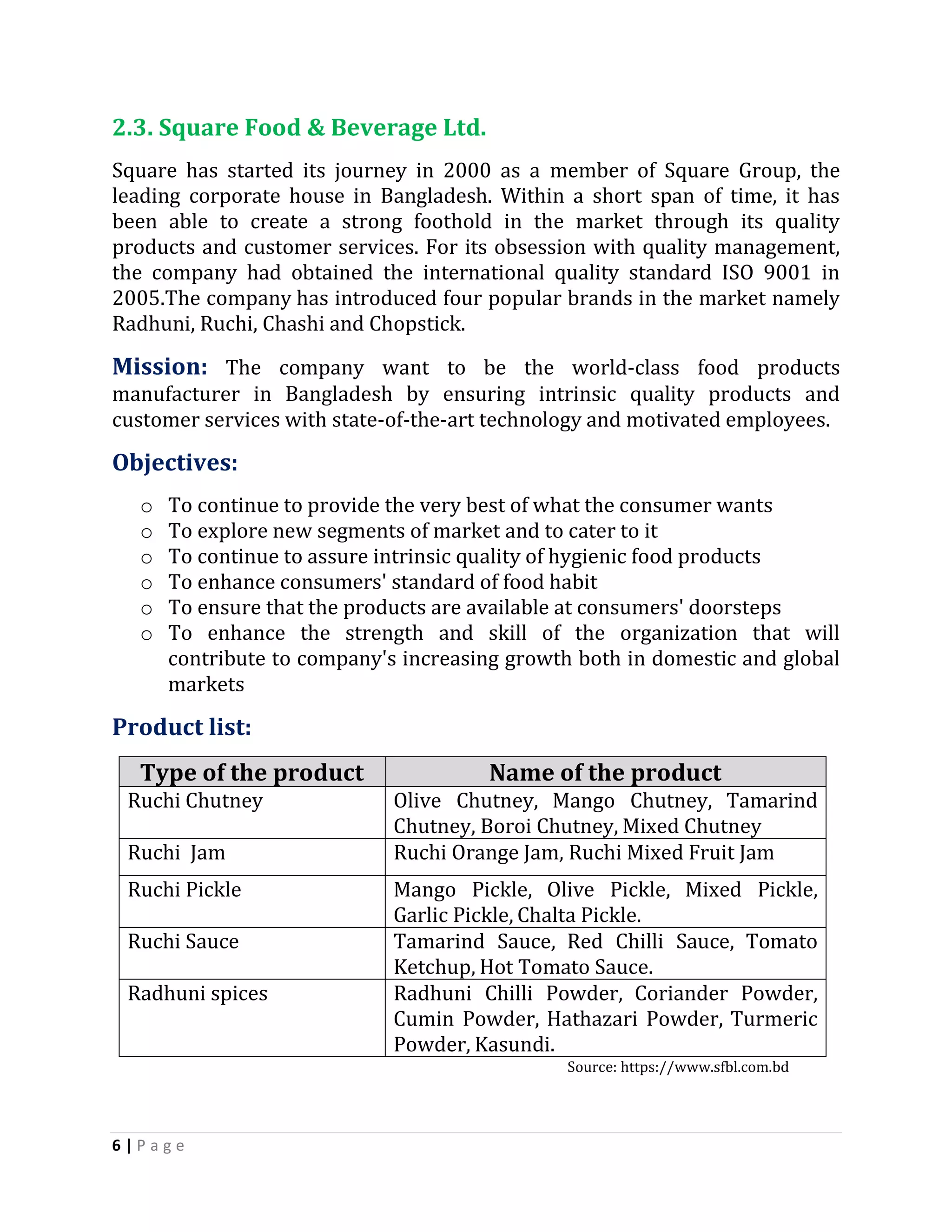 Available processed product in Bangladesh | PDF