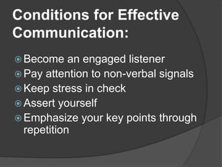 Process, elements types of communication | PPTX