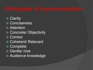 Process, elements types of communication | PPTX