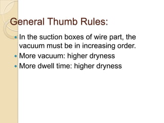 optimization of wire vacuum | PPTX