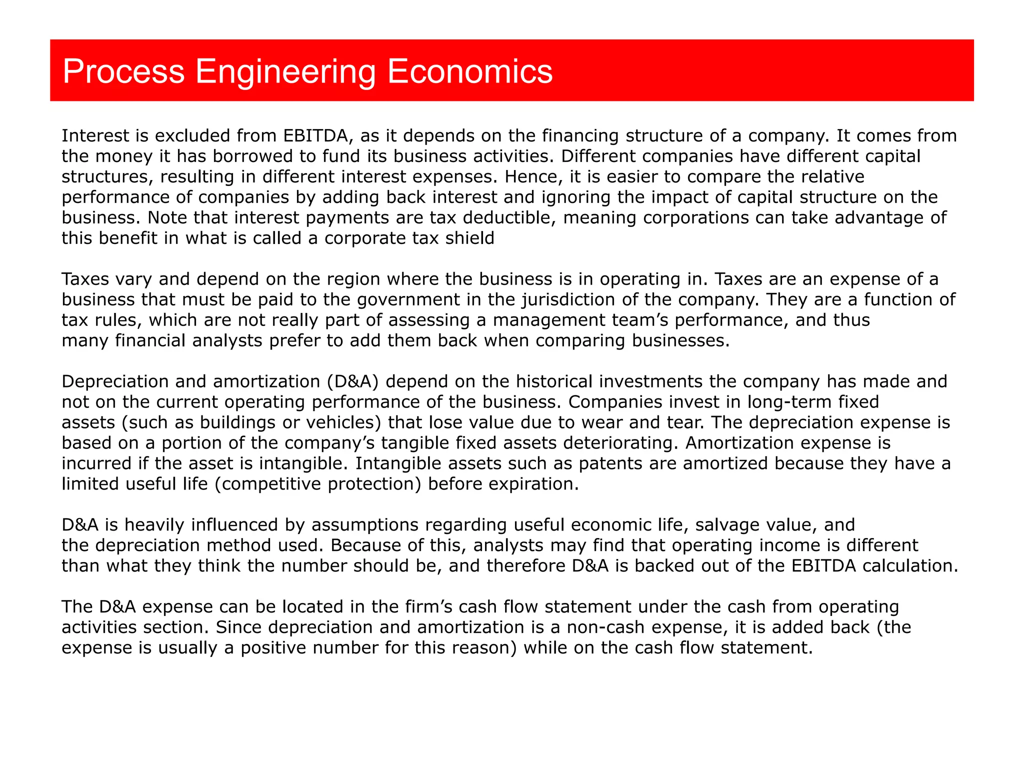 Process engineering economics i industrial engineering management | PDF