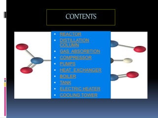 Process equipment of chemical plant | PPTX