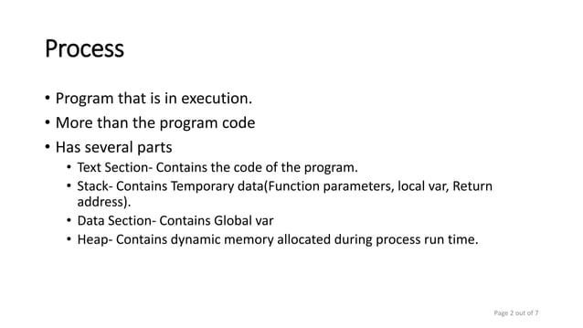 Processes in Operating System | PPT Processes in Operating System | PPT