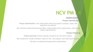 Project Processes,Project management processes , project types and tactics . | PPT