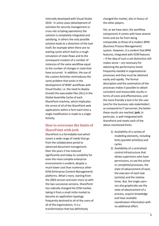 Processes automation with SharePoint | PDF