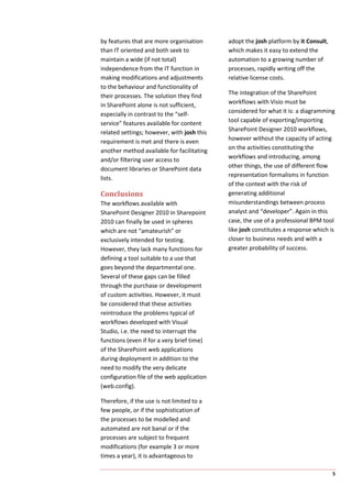 Processes automation with SharePoint | PDF