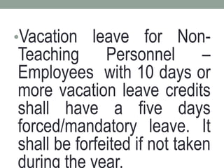 Processes-on-Leave-and-Other-Benefits-and-Privileges-of-Teachers-or ...