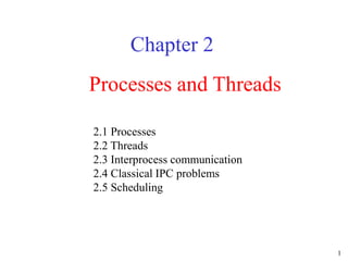 Processes and Threads in modern Operating system | PPT